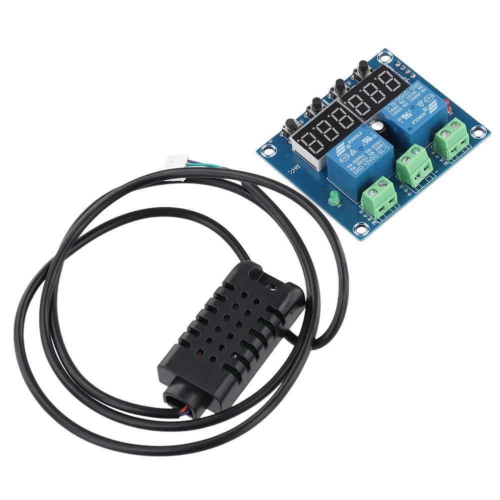 [Sensor + Relé] Módulo control temperatura y humedad XH-M452 Pantalla ...