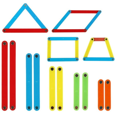 Geometric Tool, 10Pcs/Set 4-10cm Magnetic Geometric Strips Tools ...