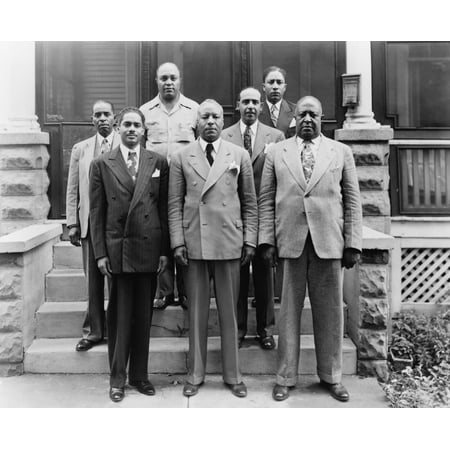 Brotherhood Of Sleeping Car Porters Group. President Asa Philip ...