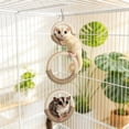 Generic Sugar Glider Toys Climbing Ring Cage Accessories Squirrel Rat ...