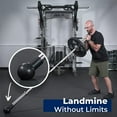 Turn any surface into a Barbell Landmine exercise - Presses, Rows ...