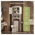 Echoworld Over The Toilet Storage Cabinet with Adjustable Shelf and ...