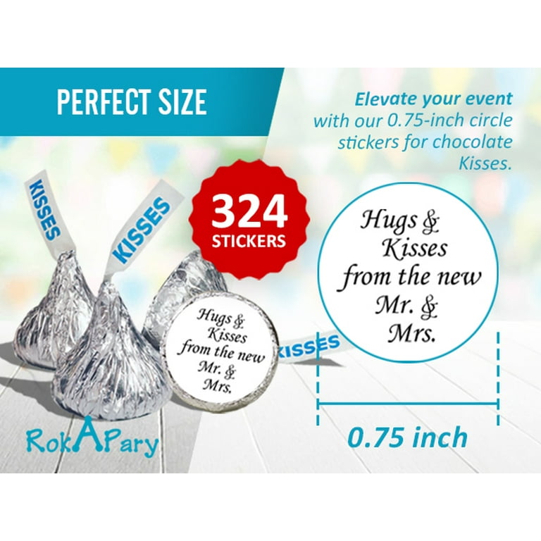Hershey Kisses Wedding Favor Labels