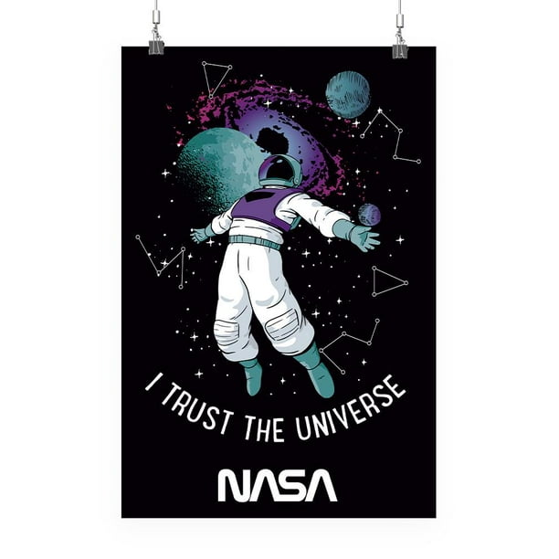 NASA Nasa I Trust The Universe Poster - NASA Designs - Walmart.com