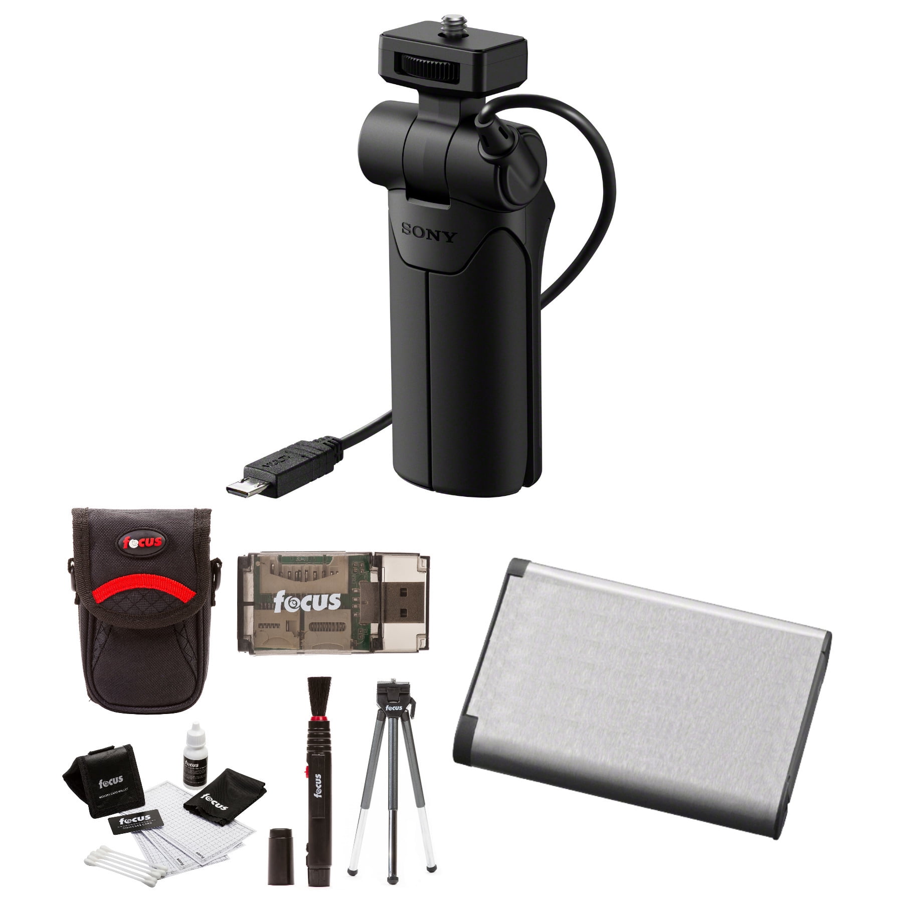 Sony VCT-SGR1 Shooting Grip and Tripod with Battery and Accessory ...