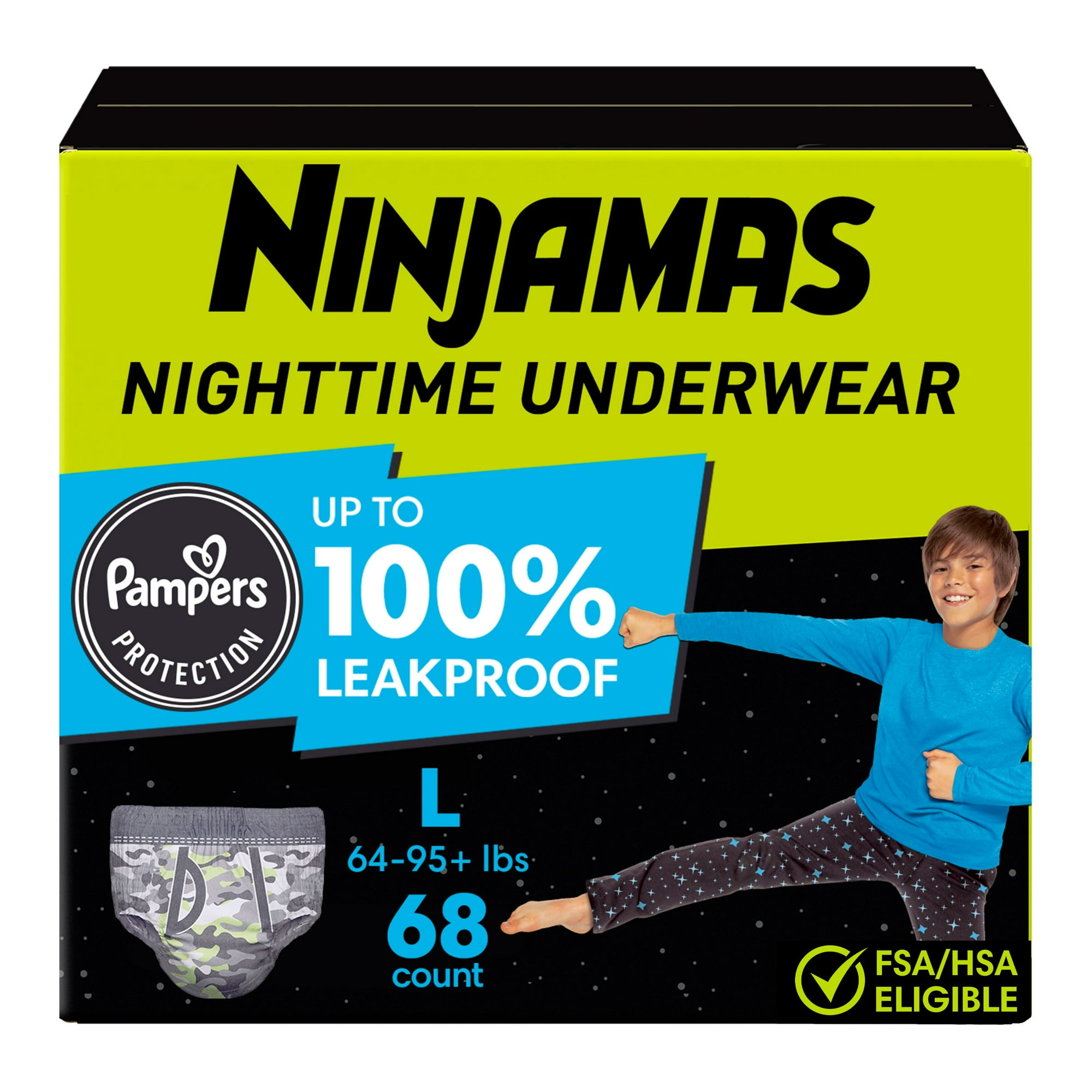 Click here for Ninjamas Boys Bedwetting Nighttime Underwear  Size... prices