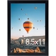 Black Picture Frame 8.5x11 Inch for Photo Poster and Certificate ...