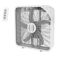 Lasko 20" Galaxy Box Fan with 3 Speeds and Carry Handle, 22.5" H, White ...