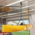 Bonnlo Pulley System Kayak Hoist, Garage Ceiling Storage Canoe Lift ...