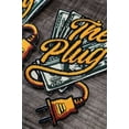 Cool Patch, 1-pc, "The Plug" Jacket Patch, Iron-on Embroidered Patch, Patches for Men, Size 3.75 ...