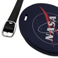Classic Meatball Logo Round Leather Luggage Card Suitcase Carry-On ID ...