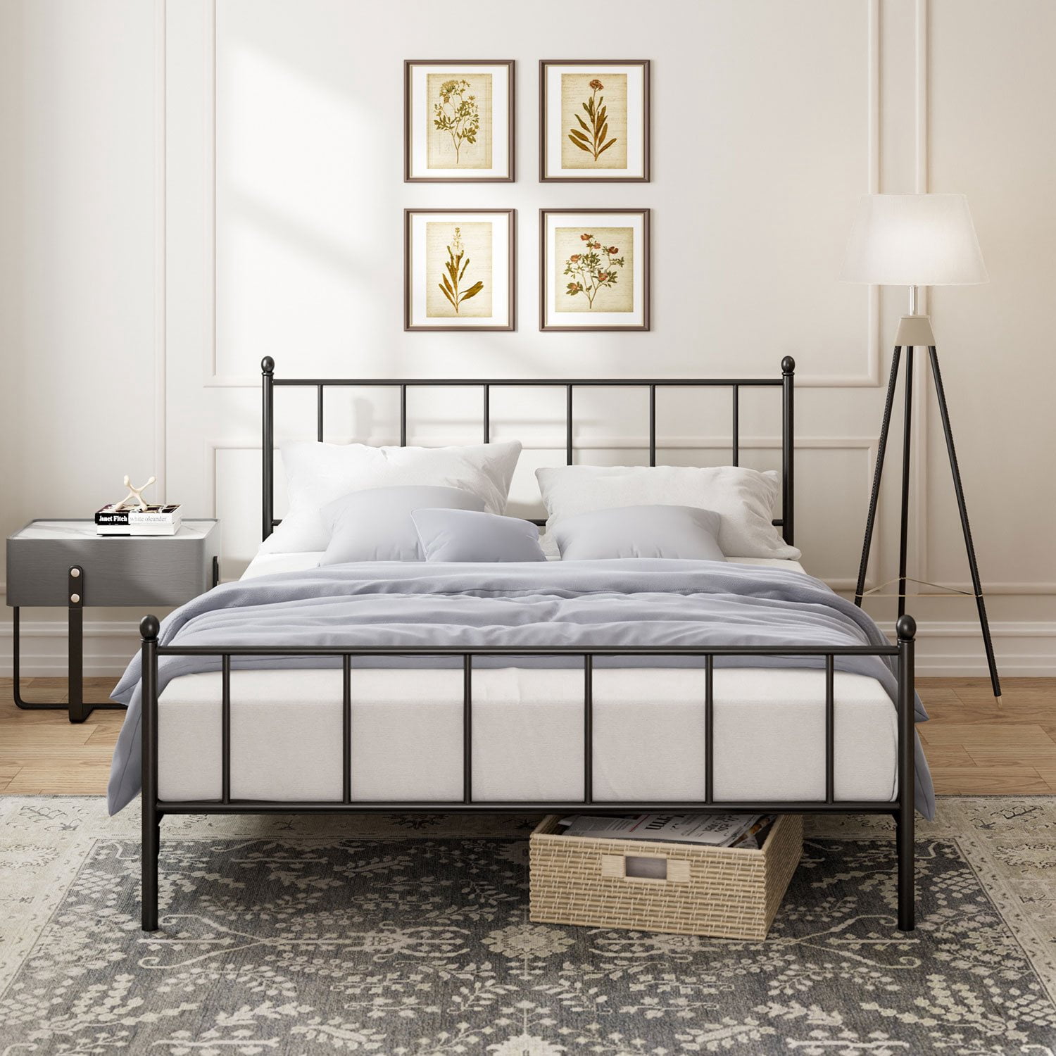 Zinus Night Therapy Henry 38” Metal Platform Bed Frame, Assorted Sizes ...