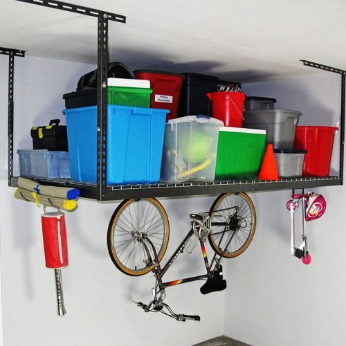 Saferacks Overhead Garage Storage Combo Kit W Hook Pack | Dandk Organizer
