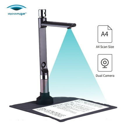 eloam S520 USB Document Camera High Speed Portable HD Scanner Dual ...