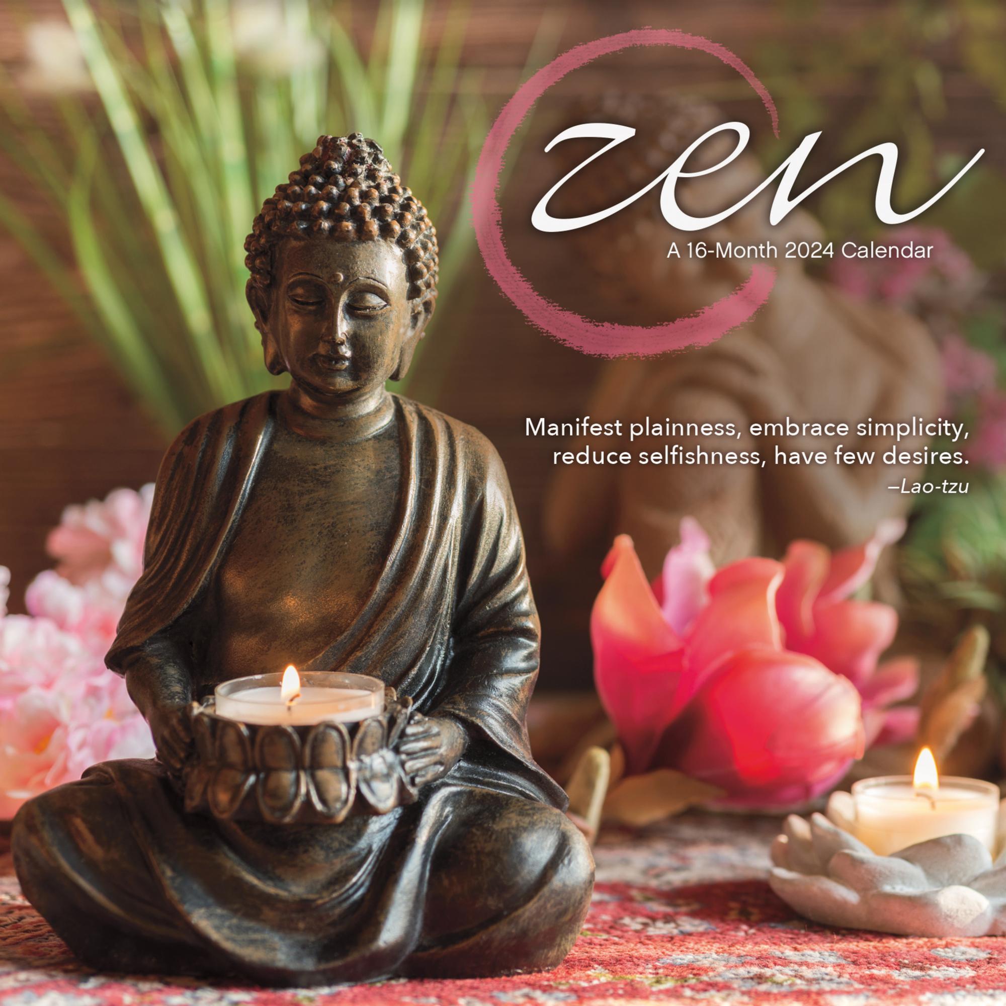 Trends International 2024 Zen Mini Wall Calendar - Walmart.com