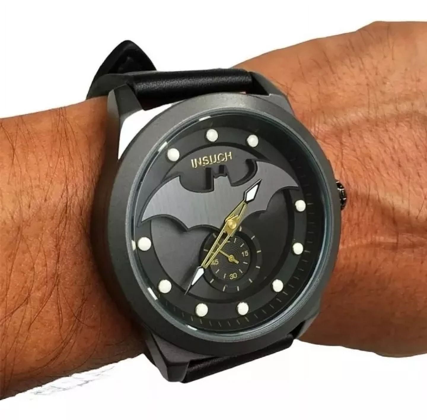 Reloj De Batman Luminiscente Para Caballero Hombre Casual | Bodega ...