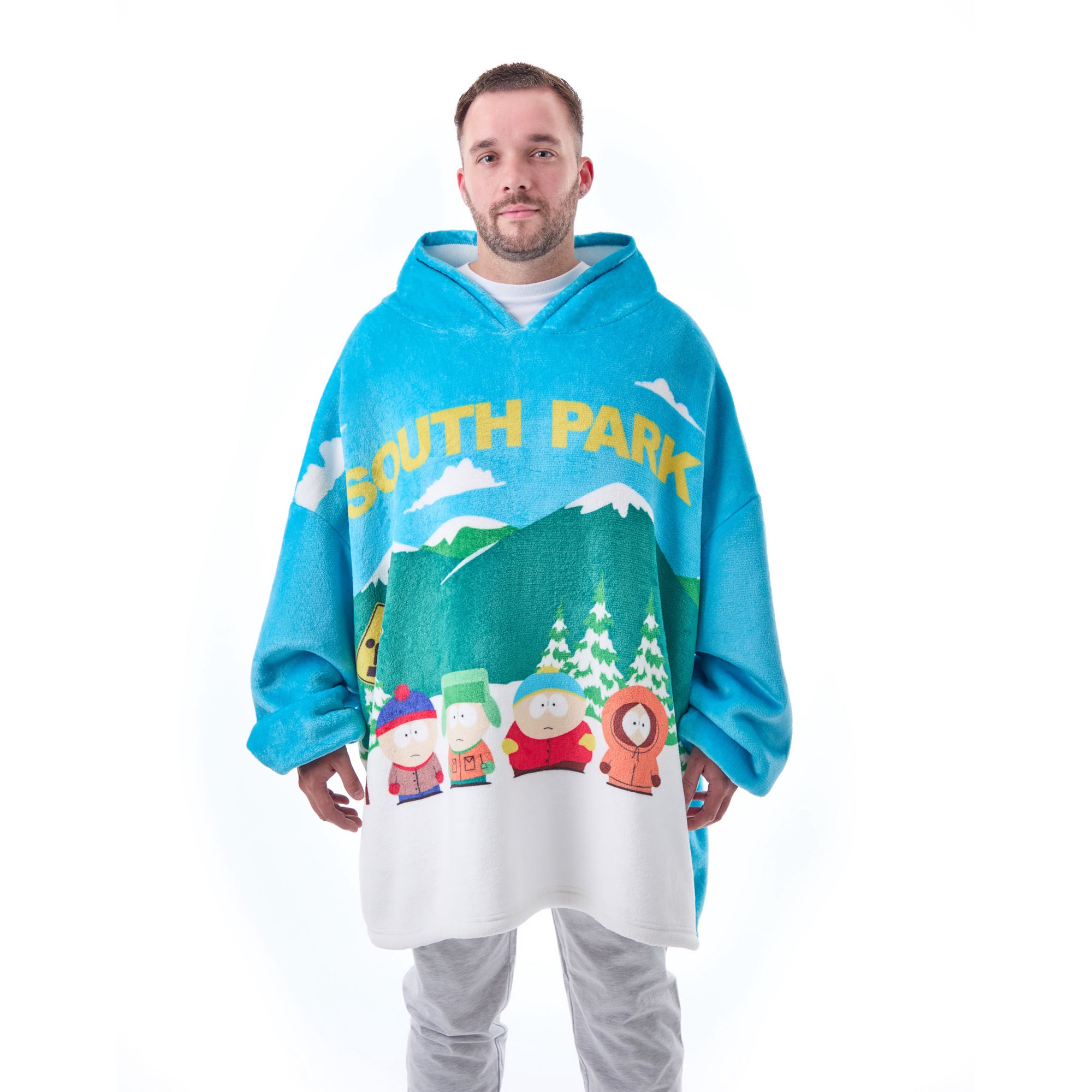 Click here for South Park Mens Blue Blanket Hoodie prices