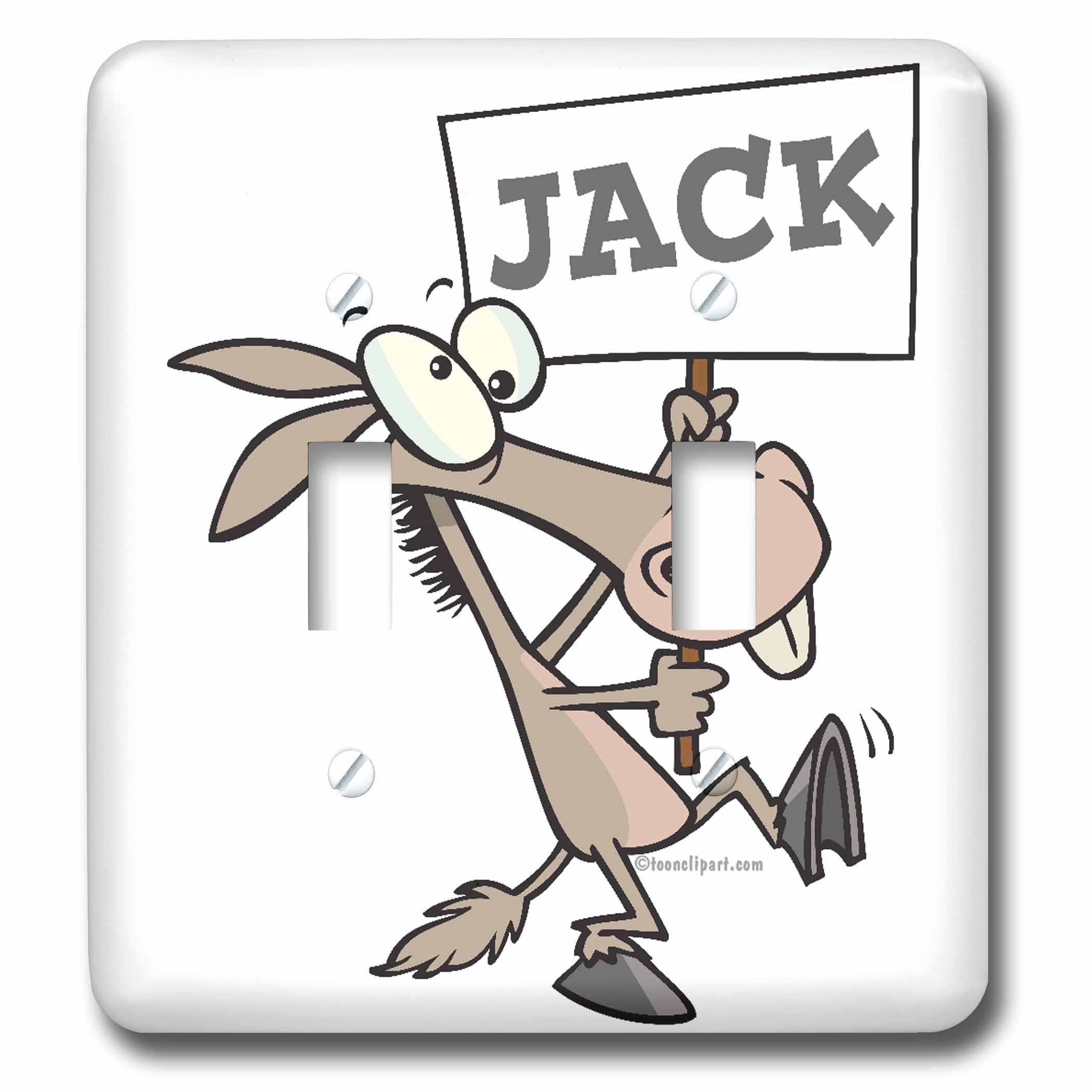 Jack Ass Jackass Cartoon double toggle switch lsp-104228-2 - Walmart.com