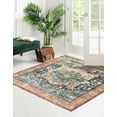 Rugs.com Medina Collection Rug – 5 Ft Square Multi Medium Rug Perfect ...