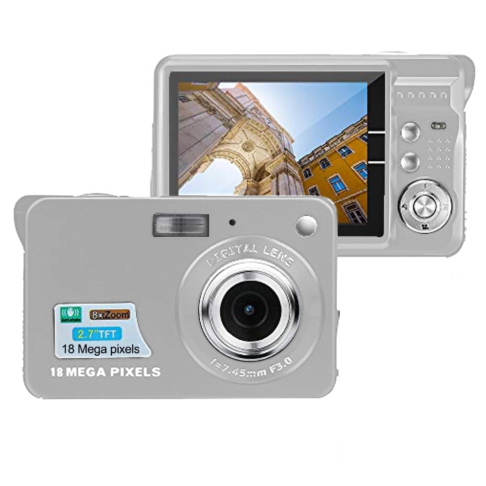 Acuvar 18MP Megapixel Digital Camera with 2.7" LCD Screen, Rechargeable ...