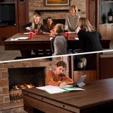 Freetime Fun 7 ft 3 in 1 Multi Game Table, Dining Top Pool and Ping ...