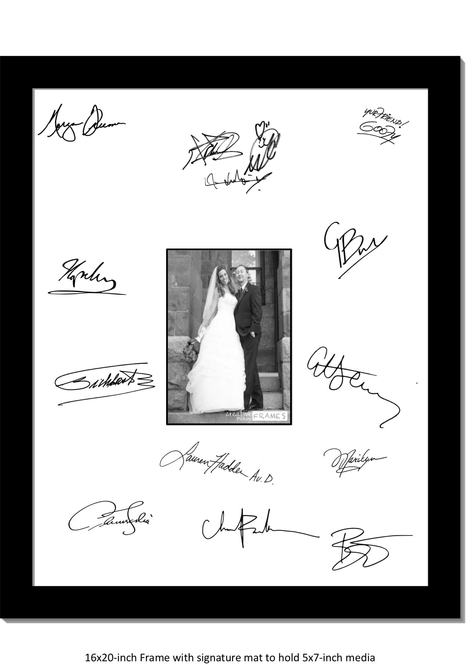 CreativePF [signatureframe] Signature Frame - Photo Frame with Mat ...