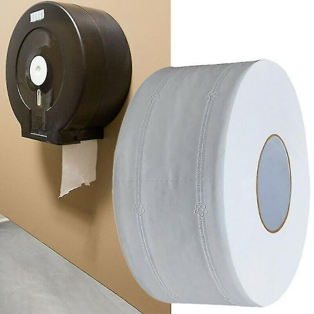 Hmwy-jumbo Big Roll Bulk White Toilet Paper 4-ply Bath Tissue Home ...