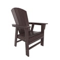 WestinTrends Malibu Outdoor HDPE Plastic Modern Adirondack Chair With ...
