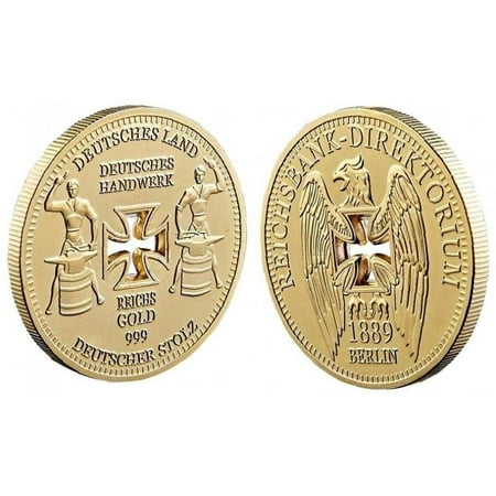 1pc Commemorative Coin German Reichsbank Hollow Cross Souvenir Coin ...