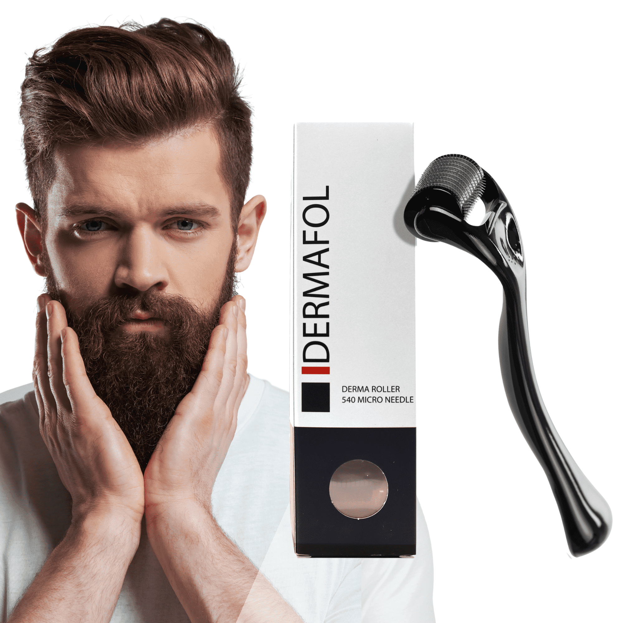Dermafol Dermaroller Facial Barba 0.5 Mm Titanio Colágeno DERMAFOL ...