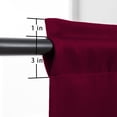 24 Inch Long Tier Curtains for Small Windows, Blackout Rod Pocket ...