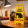 3Pcs Funny Vomit Warning Signs Humorous Desk Decor Gifts for Pet Lover ...