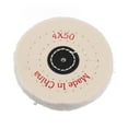 White Cloth Polishing Wheel for Metal, Jewelry, Wood, and Plastic ...