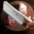 Plys Meat Cleaver 8 Inch, Heavy Duty Bone Chopper Cleaver Knife ...