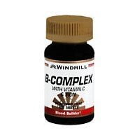 Windmill B-Complex Tablets with Vitamin C and Iron Supplement - 100 Ea ...