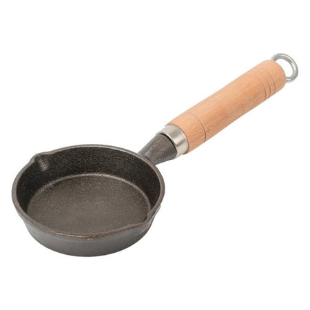 Tatum88 11cm Cast Iron Skillet, Frying Pan with Drip-Spouts, Pre ...