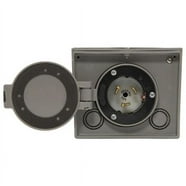 Generac GNC-6338 125 250V 50 Amp 4-Wire Raintight Power Inlet Box ...