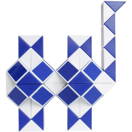 FanShow Magic Snake Cube Twist Puzzle 72 Wedges Sensory Fidget Stocking ...