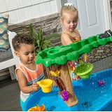 Step2 Kids Outdoor Tropical Rainforest Water Table Playset with Splash ...