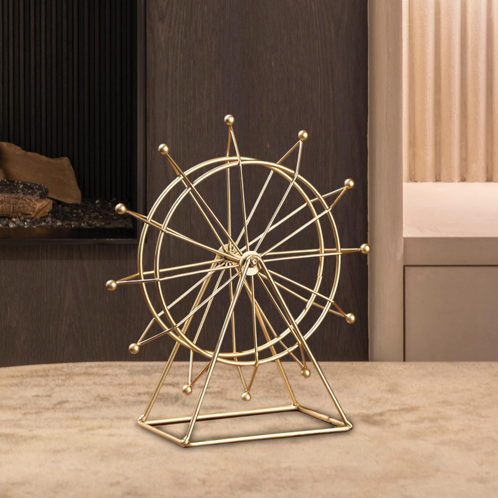 Miniature Wheel Model, Ornament Rotating Craft Nordic Style ...