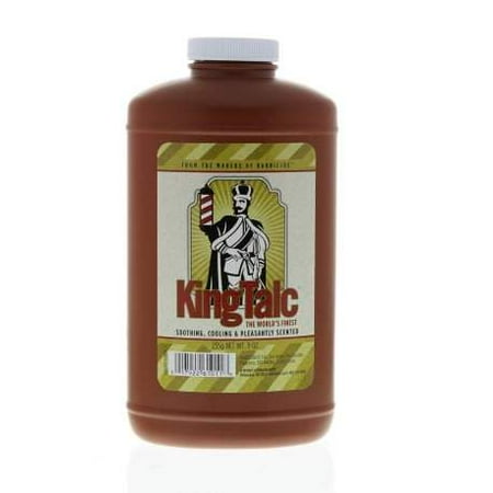 King Talc Barber Powder Soothing Cooling Scented Barber Neck Powder, 9 ...