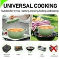 Matladin 5 Quart Enameled Cast Iron Dutch Oven with Lid, Dual Handles ...