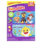 Funables Paw Patrol and Baby Shark Variety Fruit Snacks, 17.6 oz, 22 ...