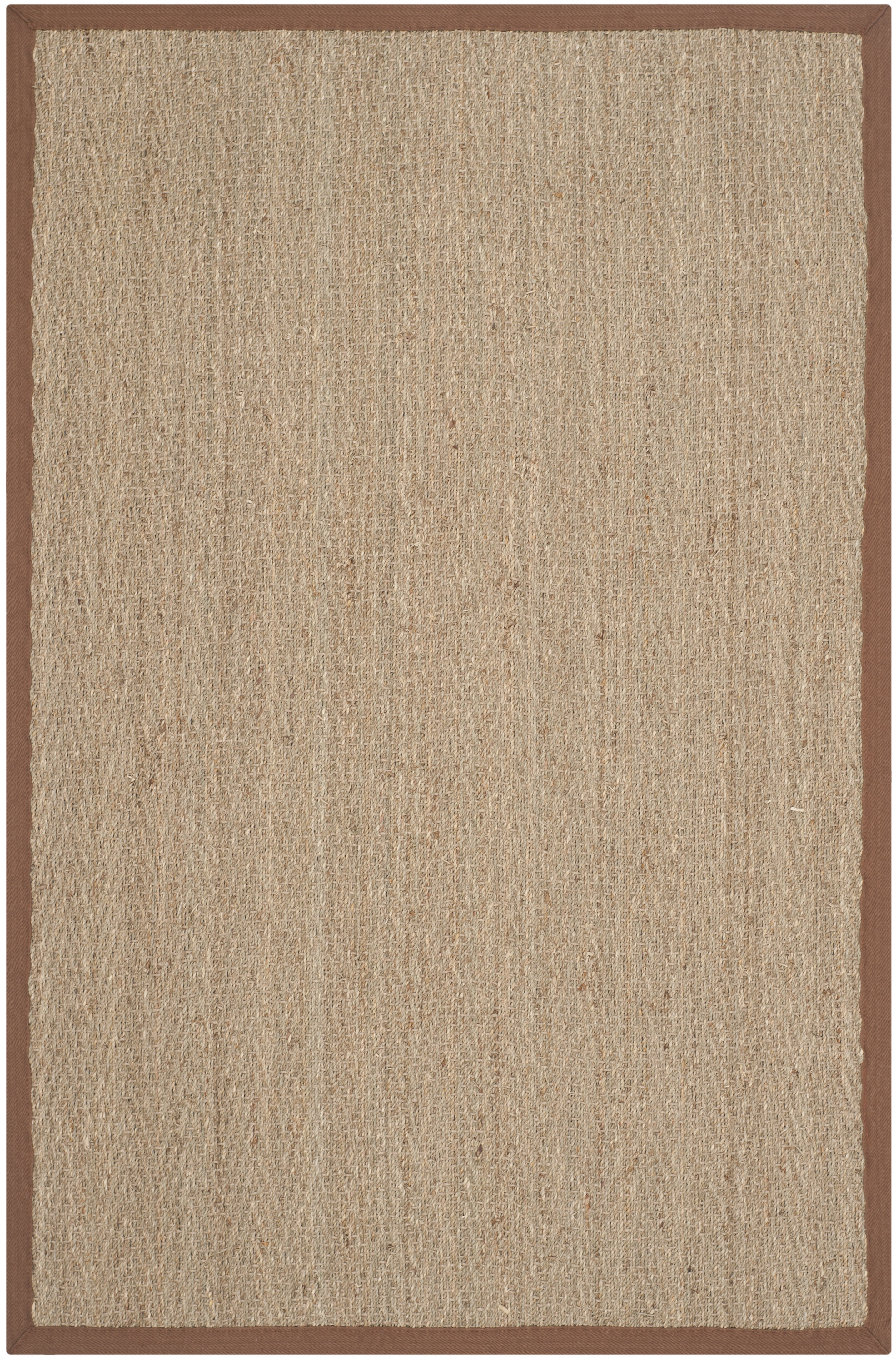 SAFAVIEH Natural Fiber Maisy Border Seagrass Area Rug, Natural/Brown, 2 ...