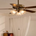 2Pcs Starfish Alloy Charms Ceiling Fan Pull Chain Extenders with Brass ...