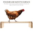 BESTYASH 2Pcs Khaki Wood Parrot Stand Rack Pet Accessories for Chick ...