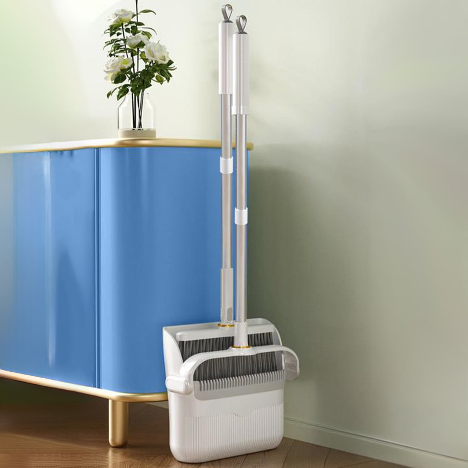 Click here for Kittehigm Broom With Dustpan Combo Set  Self-Clean... prices