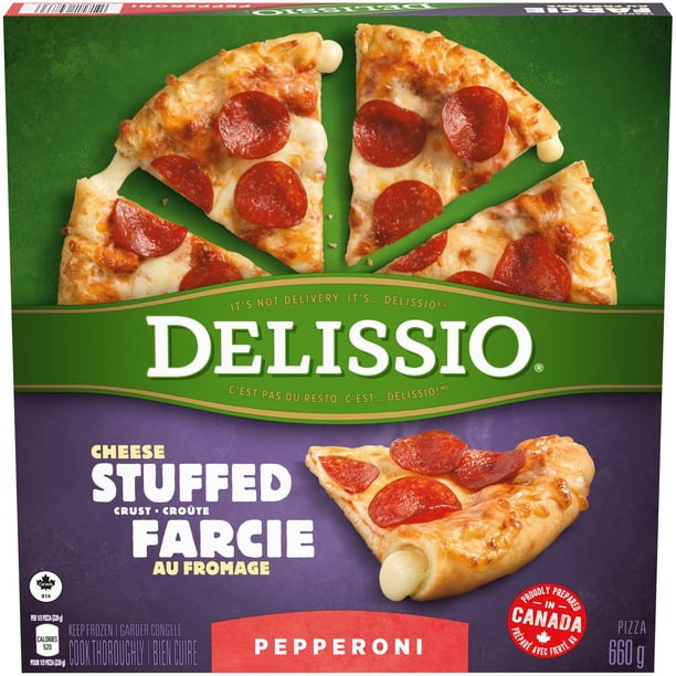 Delissio Stuffed Crust Pepperoni Pizza 660 g - Walmart.ca
