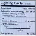(2 bulbs) GE Classic LED 90-Watt Equivalent LED Par38 Daylight Dimmable ...