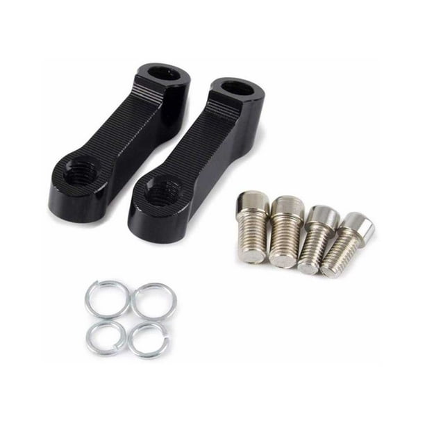 2 Pieces Motorcycle Rear View Mirror Risers Motorbike Rearview ...